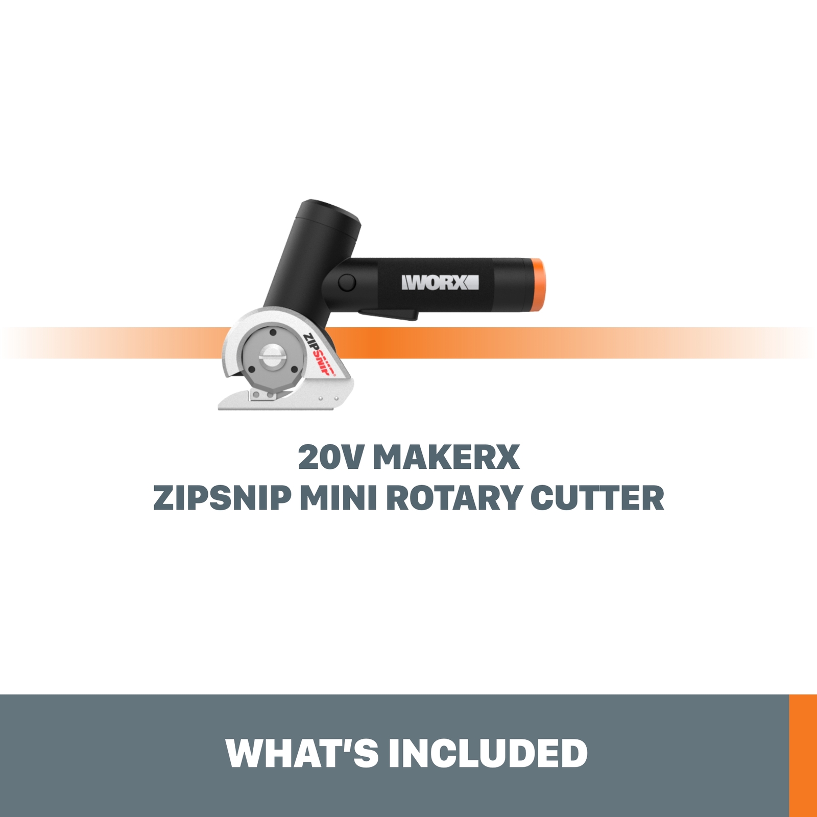 Worx 20V MAKERX ZipSnip Mini Rotary Cutter-Tool Only (WX745L.9 ...