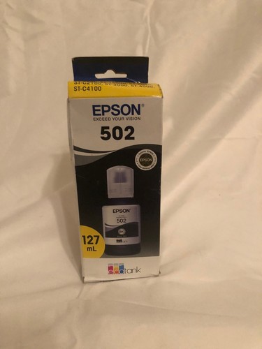 NEW EPSON 502 BLACK PRINTER INK BOTTLE - 2 PACK | eBay