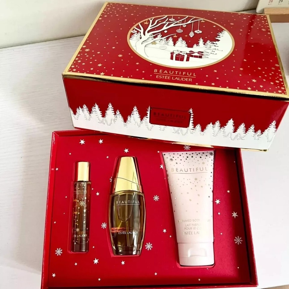 Estee Lauder Beautiful Favorites Trio Fragrance 3Pc Gift Set - BOX ...