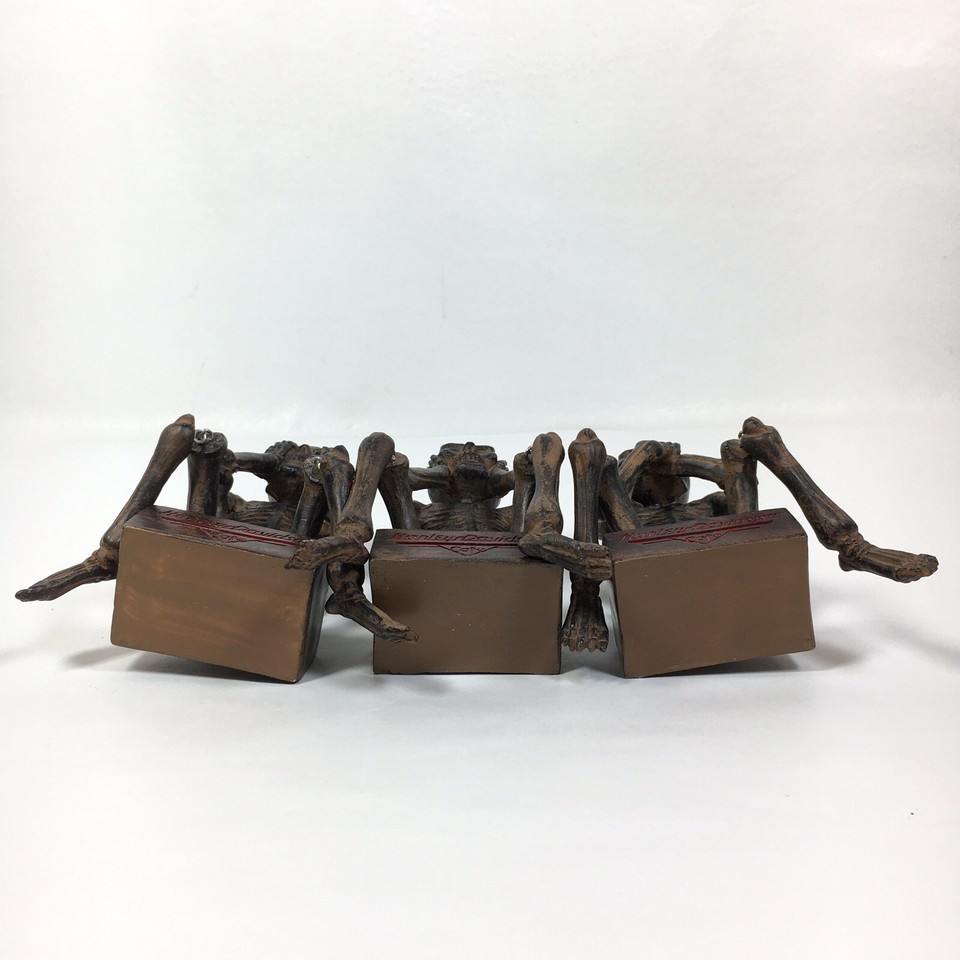 Harley-Davidson SEE HEAR SPEAK NO EVIL Jointed Skeleton Skull Las Vegas ...