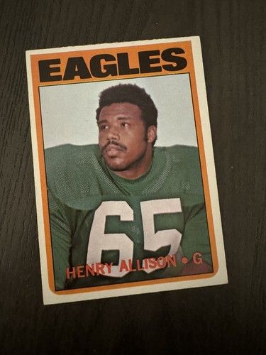 1972 Topps #73 HENRY ALLISON Philadelphia Eagles Football Card | eBay