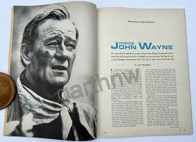 JOHN WAYNE’S STORY 1961 PROFILE by JIM HENAGHAN + BRENDAN BEHAN ART ...