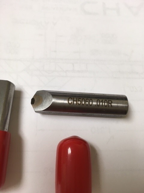 Lot of 2 ~ J&M Diamond Tool Inc. Chisel Diamond Dressing Tool 60° R.010 ...