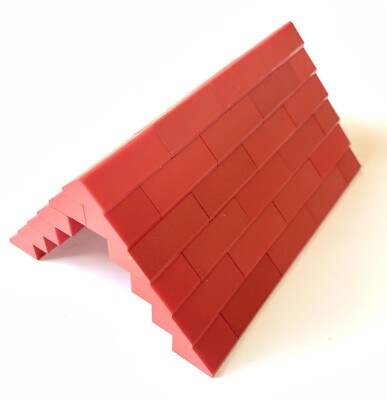 LEGO Roof - 50 Red Roof Tiles / Slope Bricks (2 x 4 / 2 x 2) Bundle ...
