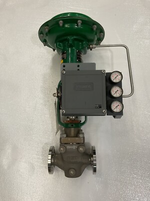 Fisher 1” EZ 667 Size 30 Stainless Steel Flanged Control Valve CL 150 ...