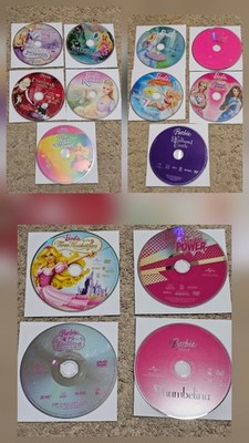 Barbie DVD Collection - 14 Movie Bundle - Discs Only | eBay