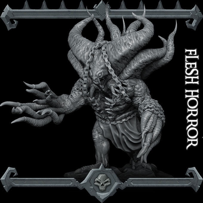 FLESH HORROR - Miniature | Dungeons and dragons | Cthulhu | Pathfinder ...