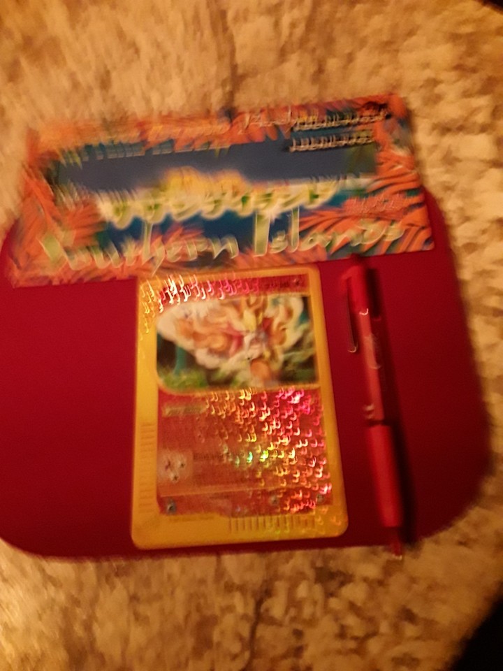 2 Southern Islands Holo Foil Pokemon cards, Enti and Dark Raichu, Rare ...