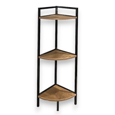 Corner Shelf Stand 3 Tier Organizer Rack Storage Shelves Display Unit ...