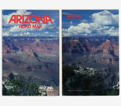 Vintage 1988 Arizona Official Road Map – State Highway Department | eBay