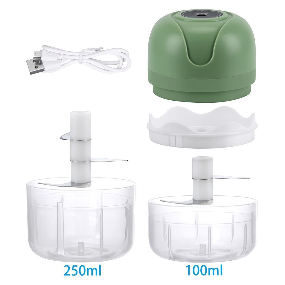 Electric Mini Vegetable Garlic Onion Chopper Cutter Slicer Meat Grinder ...