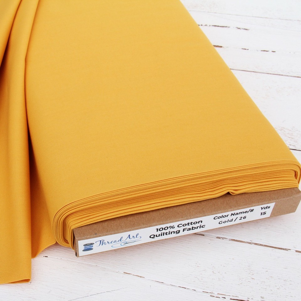 Premium Cotton Quilting Fabric in 37 Solid Colors - Sold By The Yard | eBay
