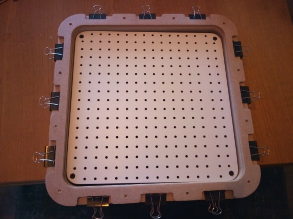 Vacuum forming kit for 230mm x 230mm plastic sheet 200mm x 200mm ...