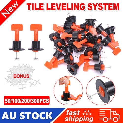 50x Tile Leveling System Tiling Wrench Floor Wall Tiles Clips Levelling ...
