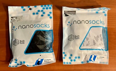 Nanosocks 3D Nano-Weave Black White Compression Socks Size 2 - NANOMX ...