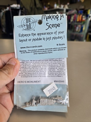 The N Scale Architect 20048 N Scale Hero's Park Monument -- With 4 ...