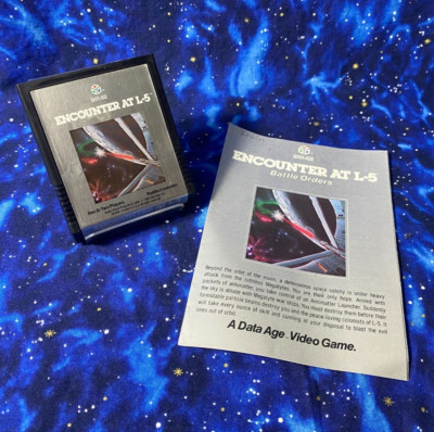 Atari 2600 Encounter at L-5 Game Cartridge and Manual By Data Age | eBay