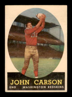 1958 Topps #47 John Carson EX/EX+ Redskins 550650 | eBay