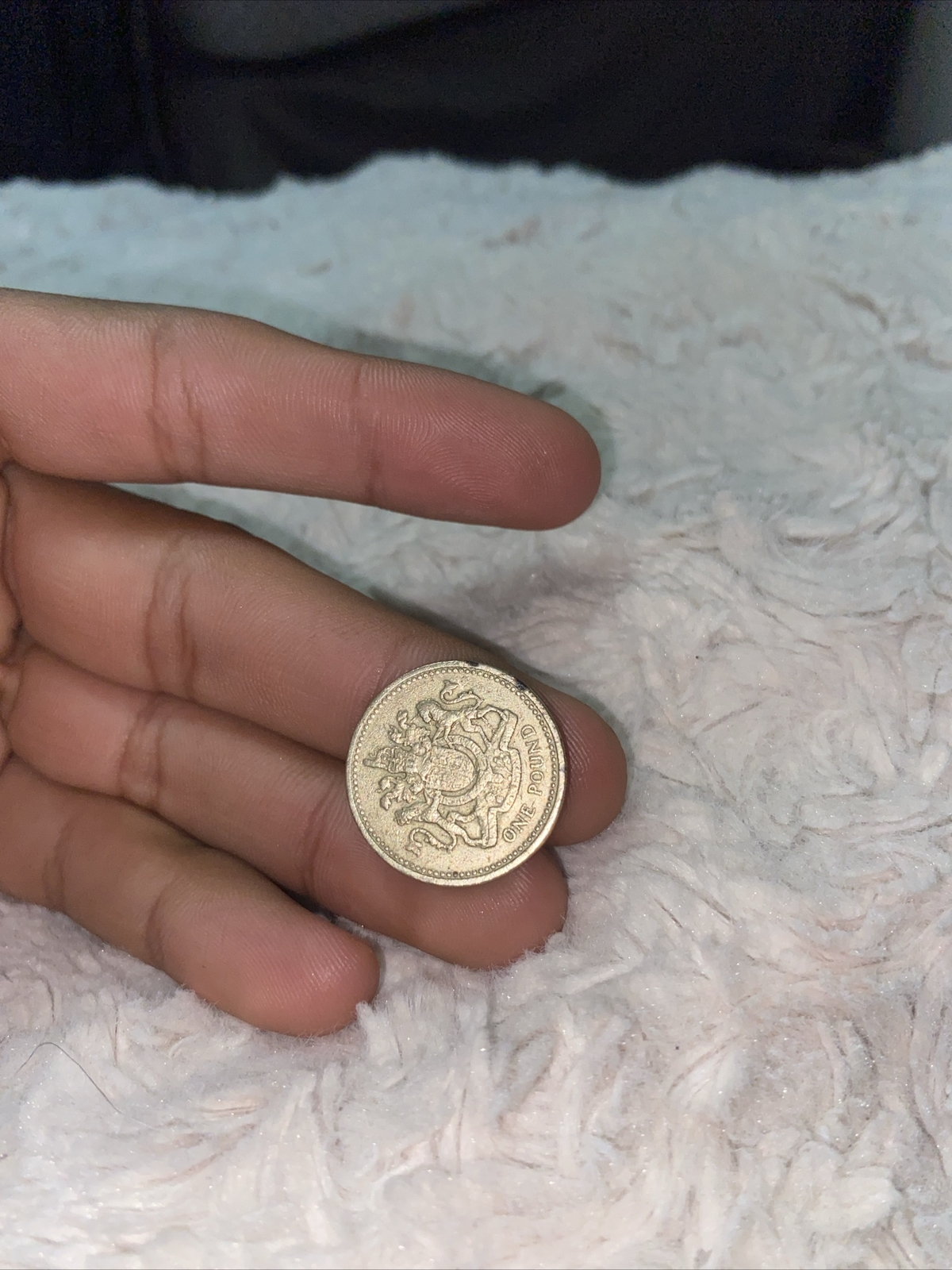 1993 Queen Elizabeth II British One Pound Coin with Edge Lettering ...