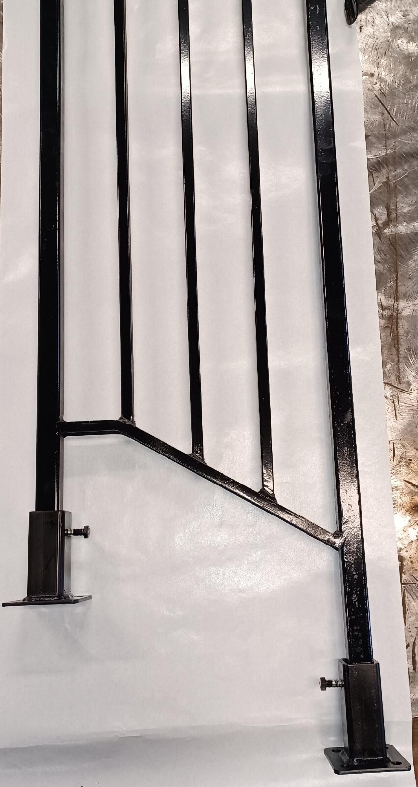 Stair Railing 4' Repair Base Broken 1' loose | Grelly UK