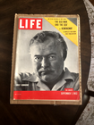LIFE MAGAZINE 9/1/1952 HEMINGWAY OLD MAN AND THE SEA VERY RARE NO ...