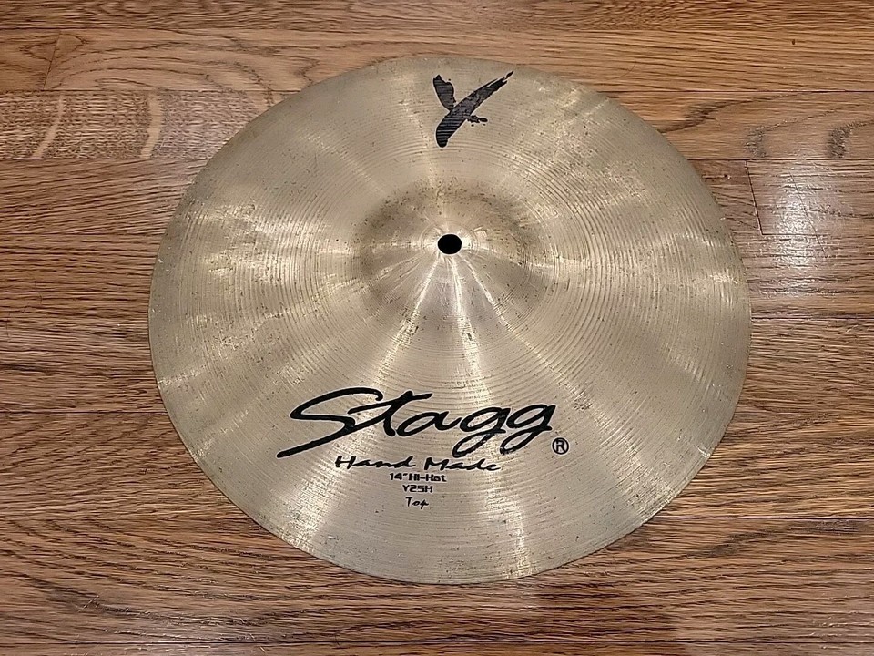 Stagg 14" Hi Hat Cymbals Hand Made Y25H Top/Bottom & Meinl HCS 14 ...