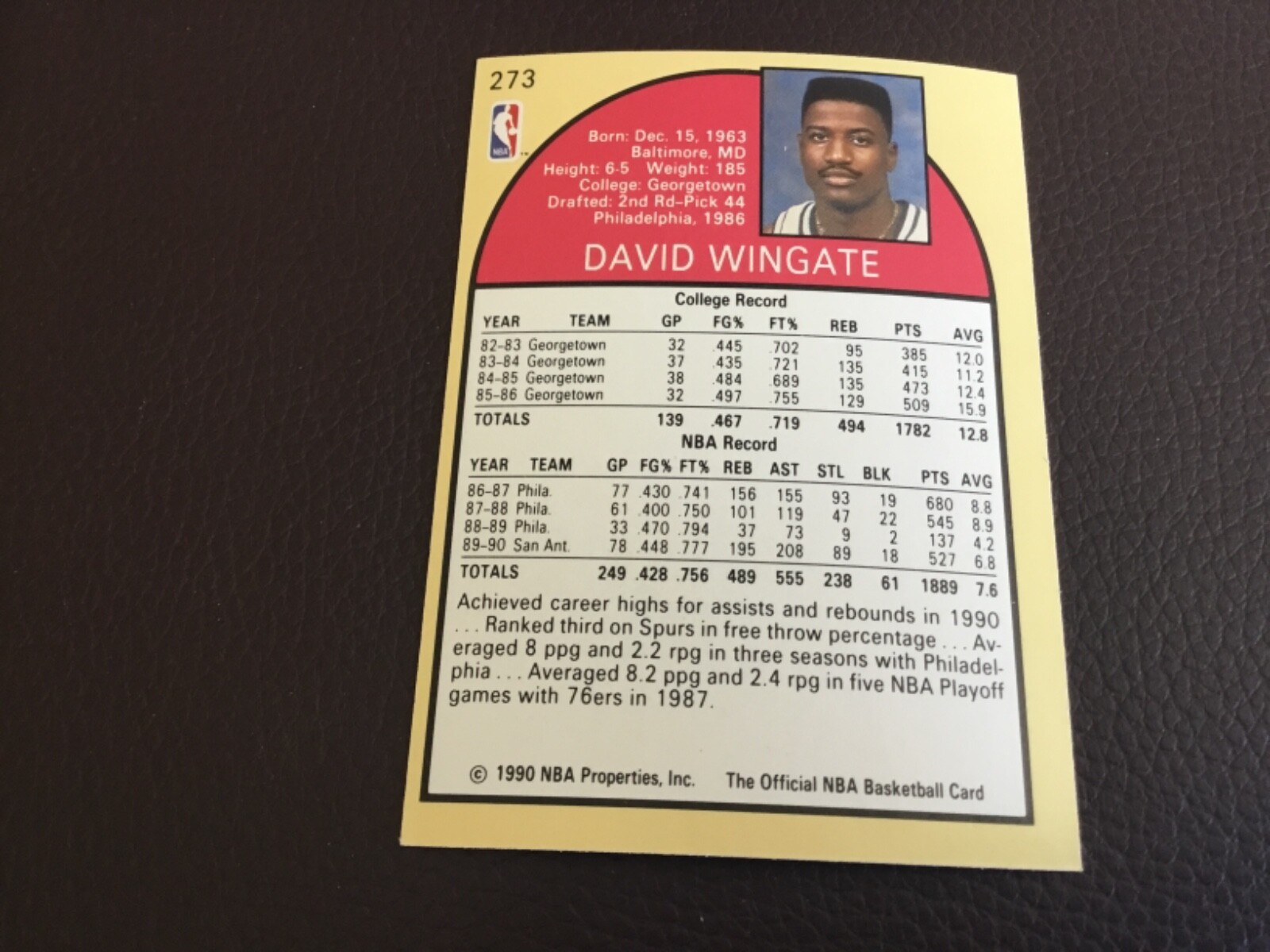 1990-91 NBA Hoops - #273 David Wingate for sale online | eBay