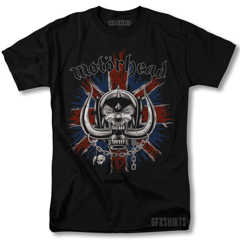 Motorhead Shirt Heavy Metal Rock Tour Merch Vntg Graphic Design T-Shirt ...
