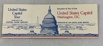 VINTAGE U.S. CAPITOL Souvenir Tour Ticket-Washington, DC. | eBay