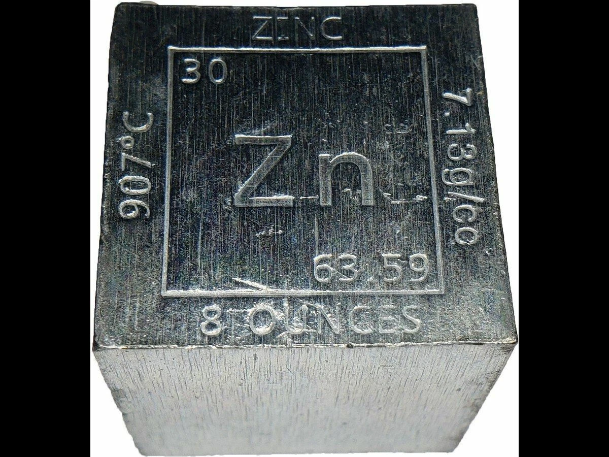 Zinc Solid Cubes