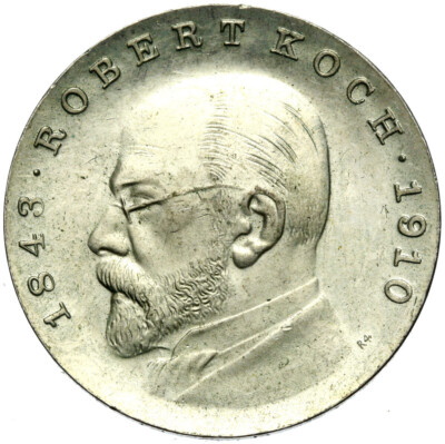 Germany GDR coin 5 Mark 1968-Robert Koch 1843-1910 125th birthday | eBay