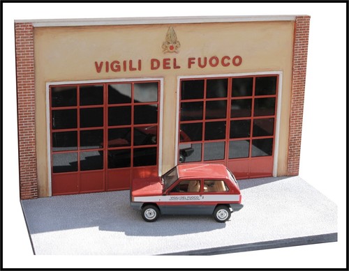 NINIVE 6X Diorama Firefighters Command Barracks Model Kit Resin Scale 1 ...