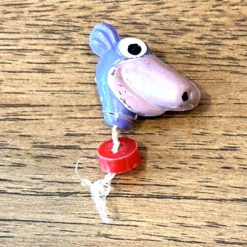 '62 FLINTSTONES I'M DINO PUSH BUTTON PUPPET HEAD ONLY KOHNER BROS ...