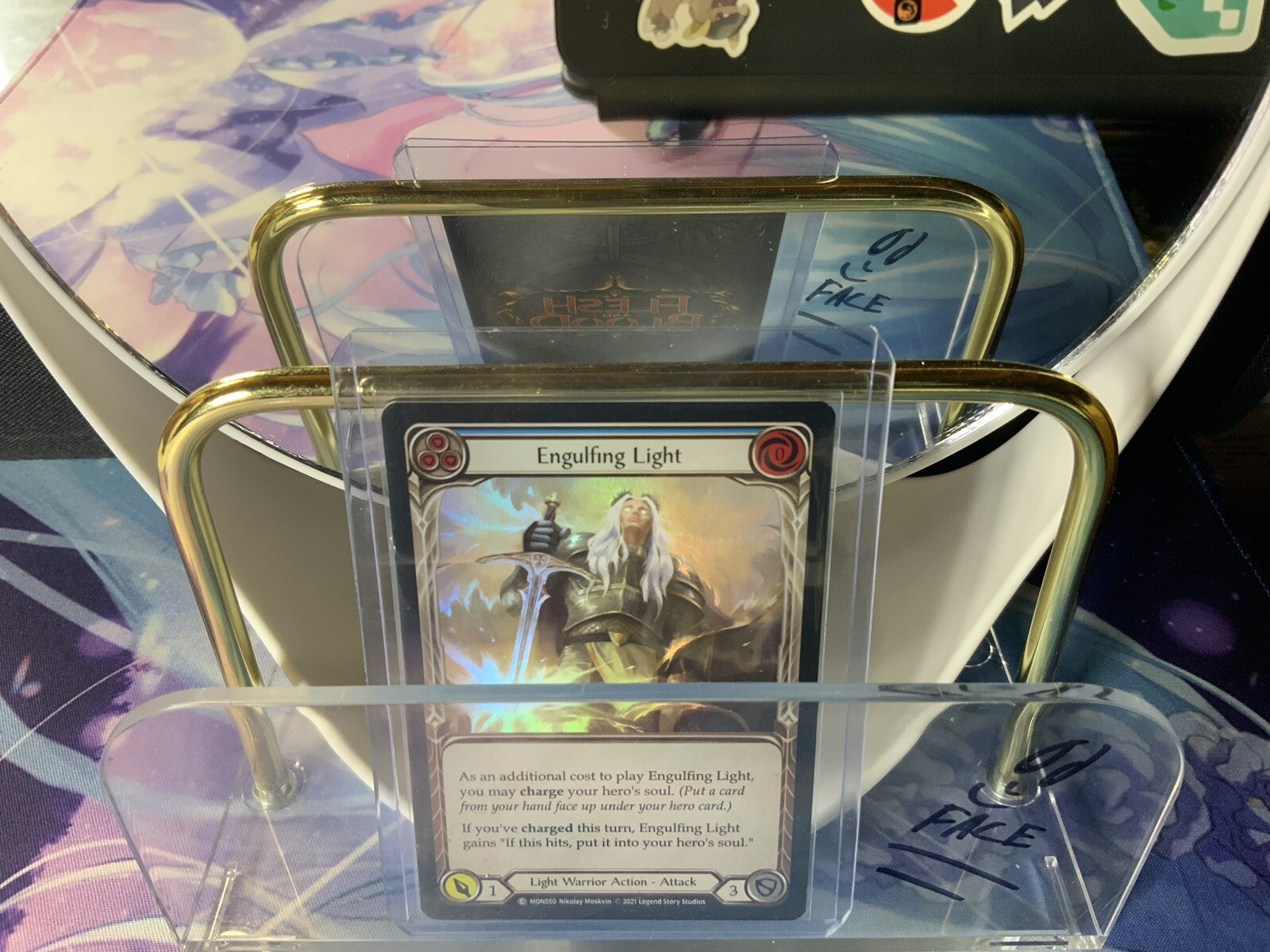 Flesh And Blood - Engulfing Light *FOIL Blue - 1st Edition* NM! | eBay