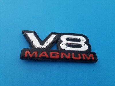94 95 96 97 98 99 00 01 DODGE RAM V8 MAGNUM SIDE EMBLEM LOGO BADGE OEM ...