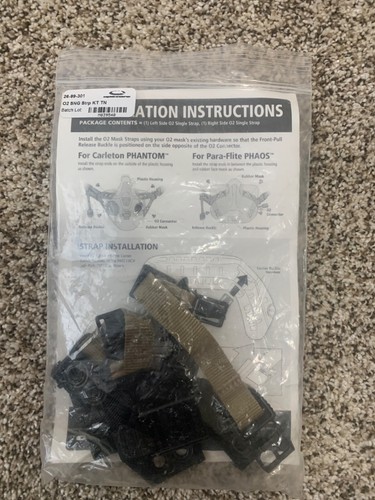 Ops Core-HALO O2 mask (PHAOS/PHANTOM) straps | eBay