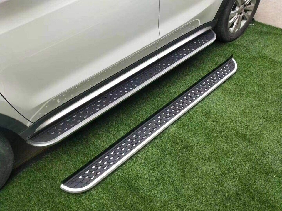 2Pcs Fixed Running Boards Side Step Nerf Bar for VW Volkswagen Tiguan ...