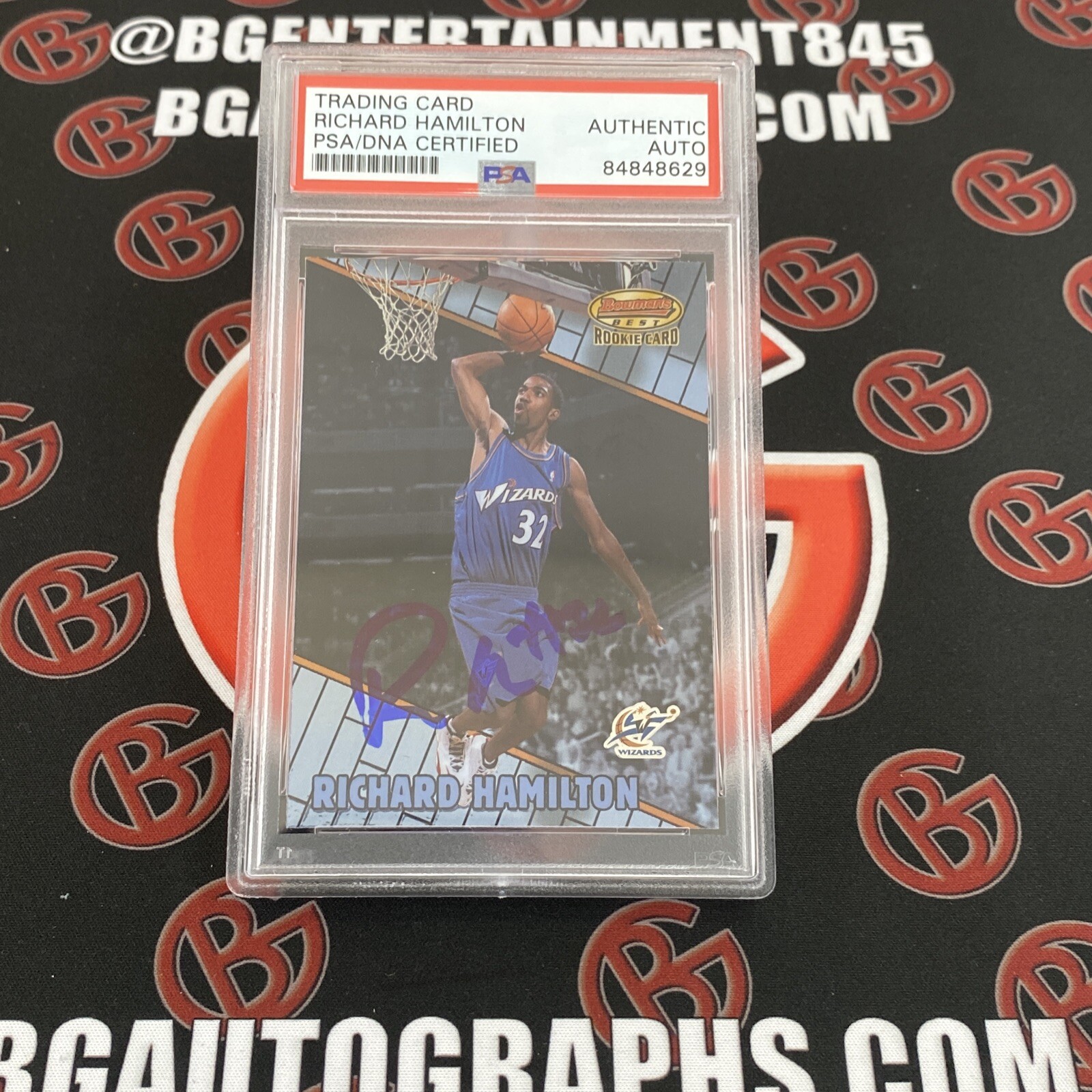 Richard Hamilton 2000 Bowmans Best Rookie Card RC #107 Washington ...