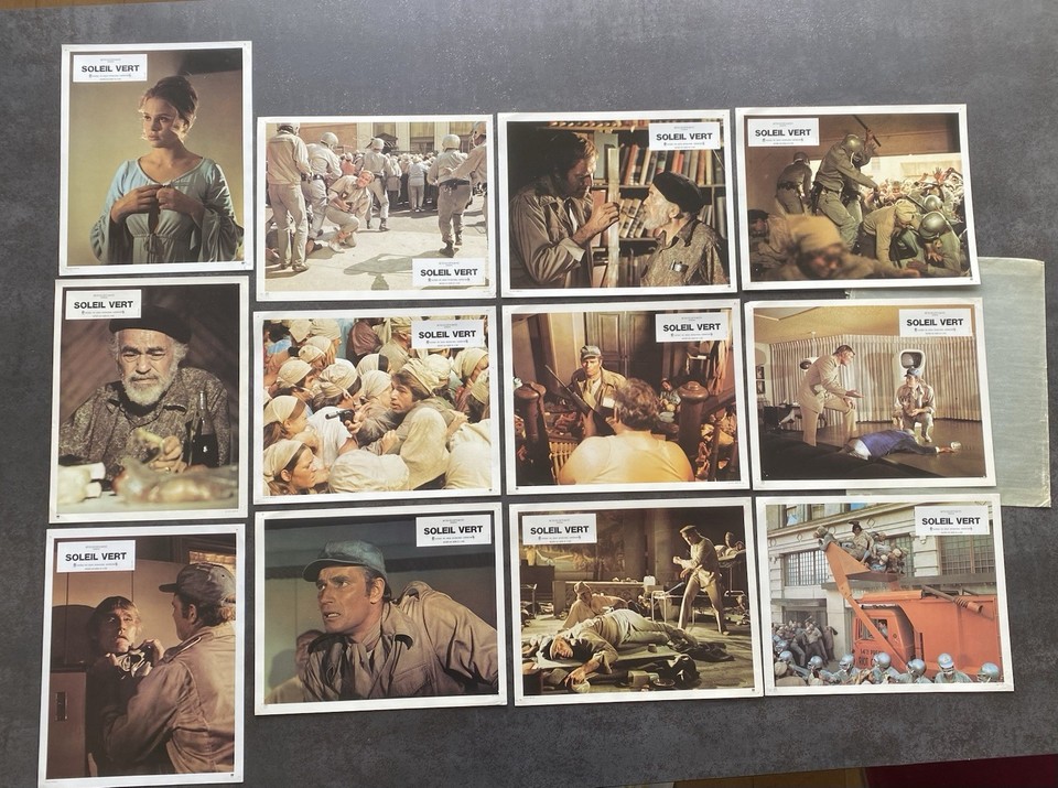 Soleil Vert Soylent Green Affiche Poster et Jeu Photos Original 1973 | eBay