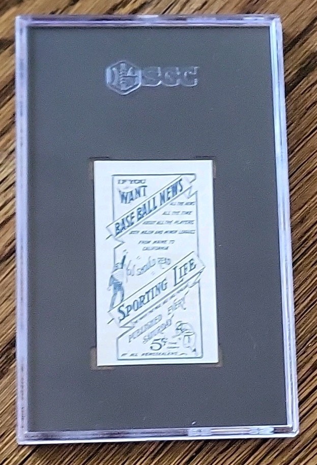 ADDIE JOSS 1911 M116 Sporting Life Freshly SGC Unique Nm/Mt Corners ...