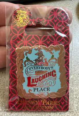 DISNEY PIN SPLASH MOUNTAIN BRER RABBIT EVERYBODY'S LAUGHING PLACE MAGIC ...