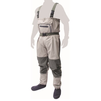 Stockingfoot Chest-High Fishing Waders - Waterproof Fly Fishing Waders ...