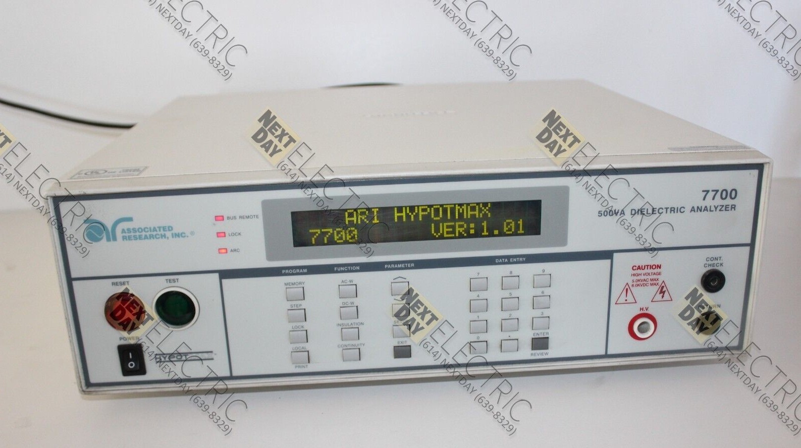 Associated Research, 7700, 500VA Dielectric Analyzer Hypot Tester ...