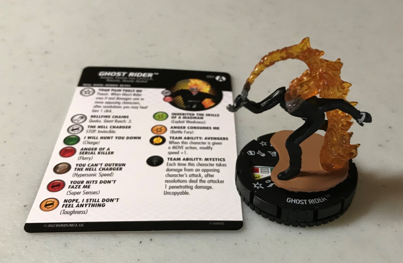 GHOST RIDER 051 Avengers Forever Marvel HeroClix Super Rare | eBay