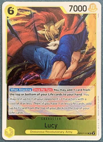 Lucy OP07-112 Rare English Near Mint One Piece TCG | eBay.de