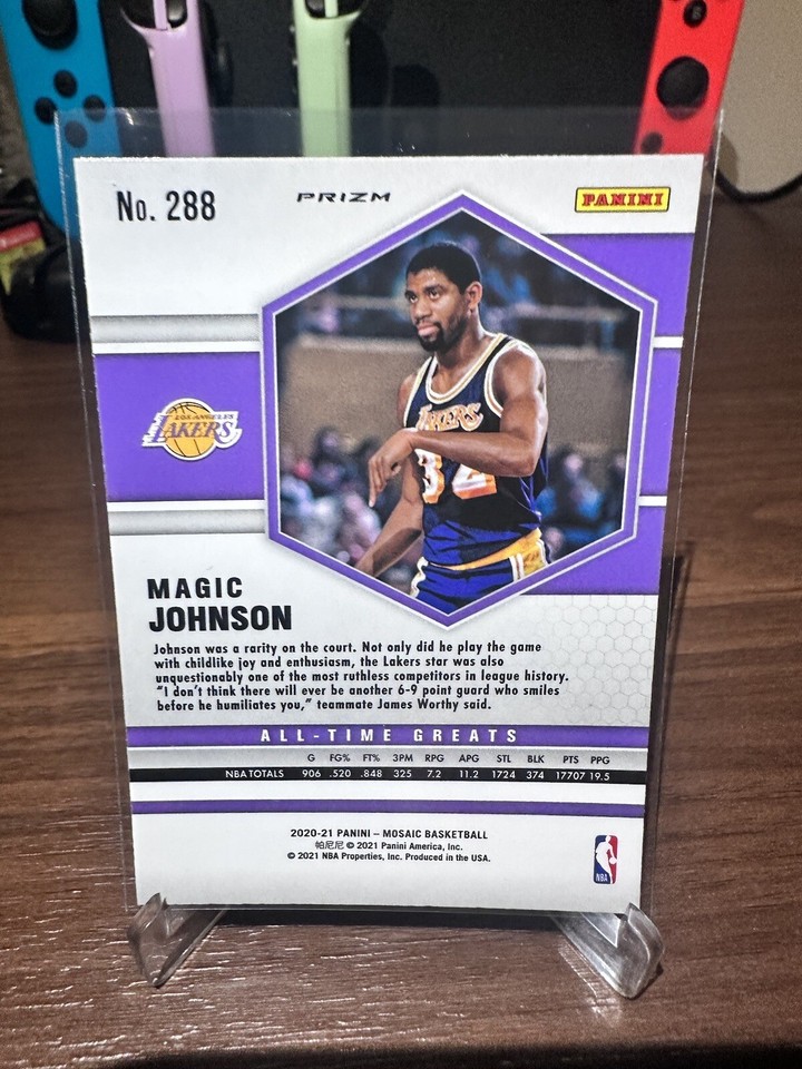 🏀2020-21 Panini Mosaic Basketball Reactive Blue Base Card #288 Magic ...