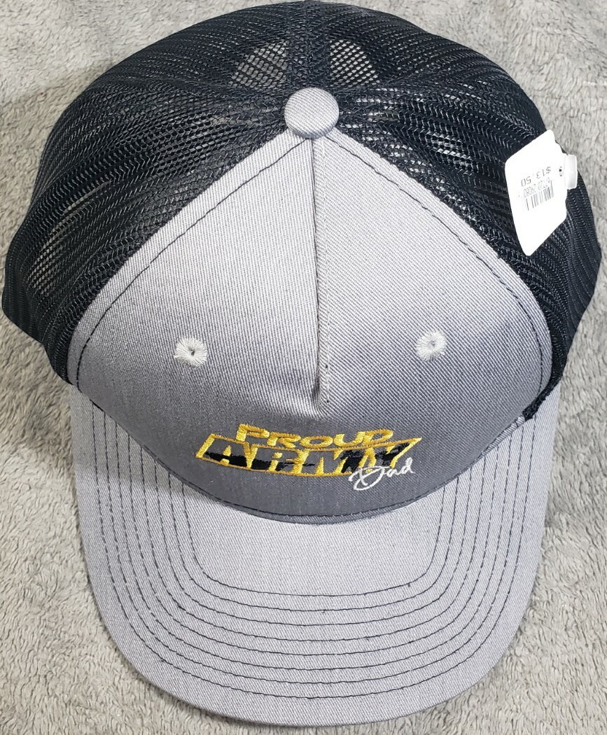 Port Authority PROUD ARMY DAD Ball Cap Adjustable Snapback Mesh Trucker ...