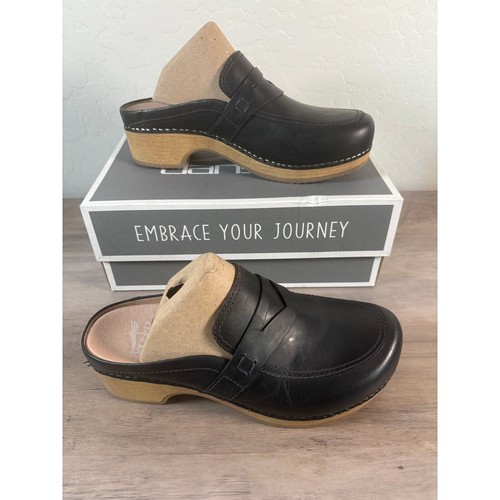 Dansko Bel Oiled Pull Up Penny Loafer Clog Women's EU 37 US 6.5-7 NEW ...