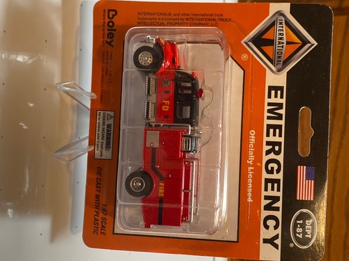 Boley 1-87 Rare Fire Department Engine 4572-13 NIB HO Scale Truck ...