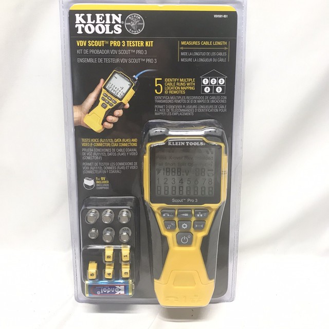 Klein Tools VDV501851 Scout Pro 3 Tester Starter Kit for sale online | eBay